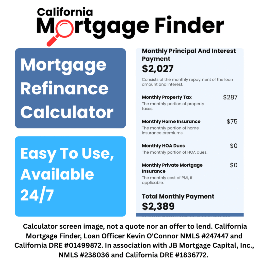 Refinance Calculator | California Mortgage Finder